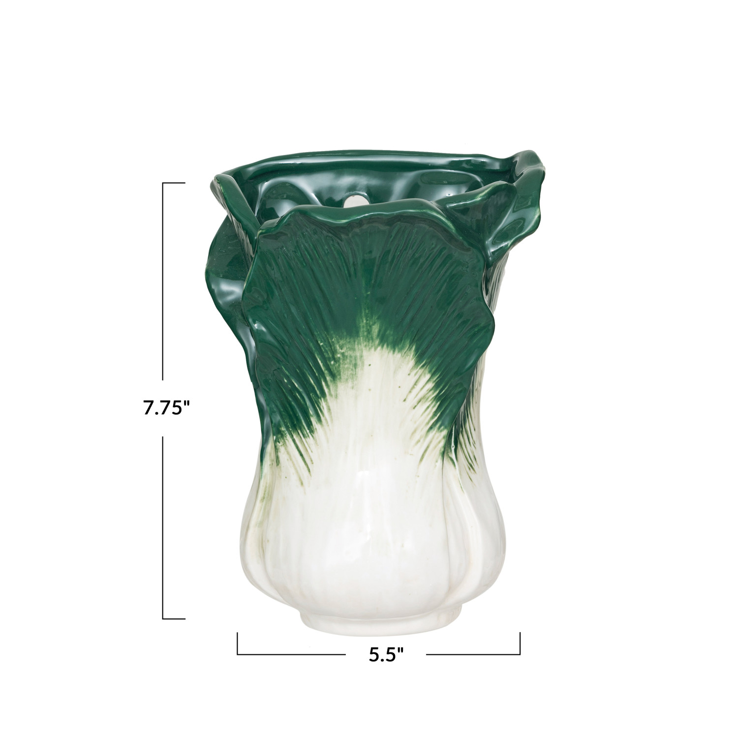 Vintage Reproduction Stoneware Cabbage Shaped Wall Vase (Each One Will ...