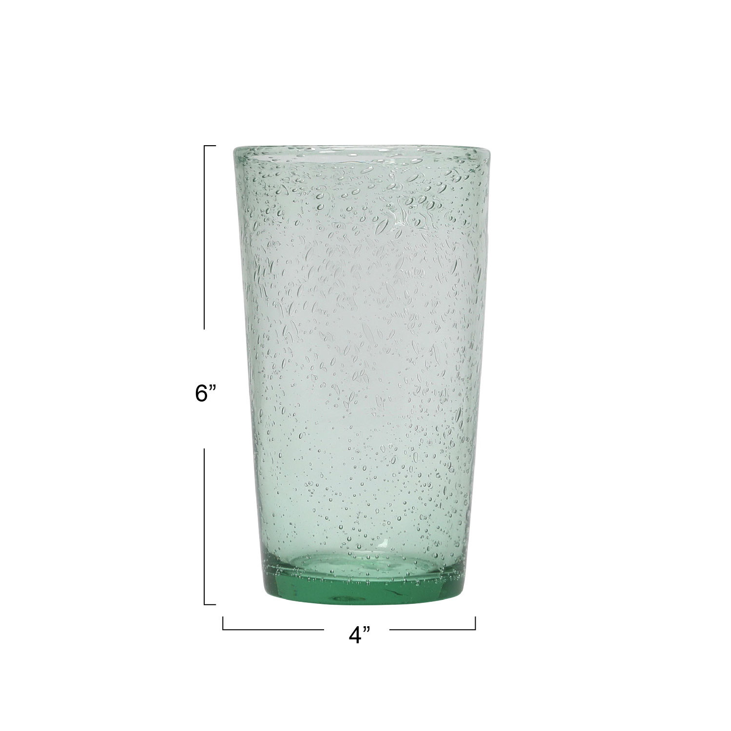 20 oz. Bubble Drinking Glass