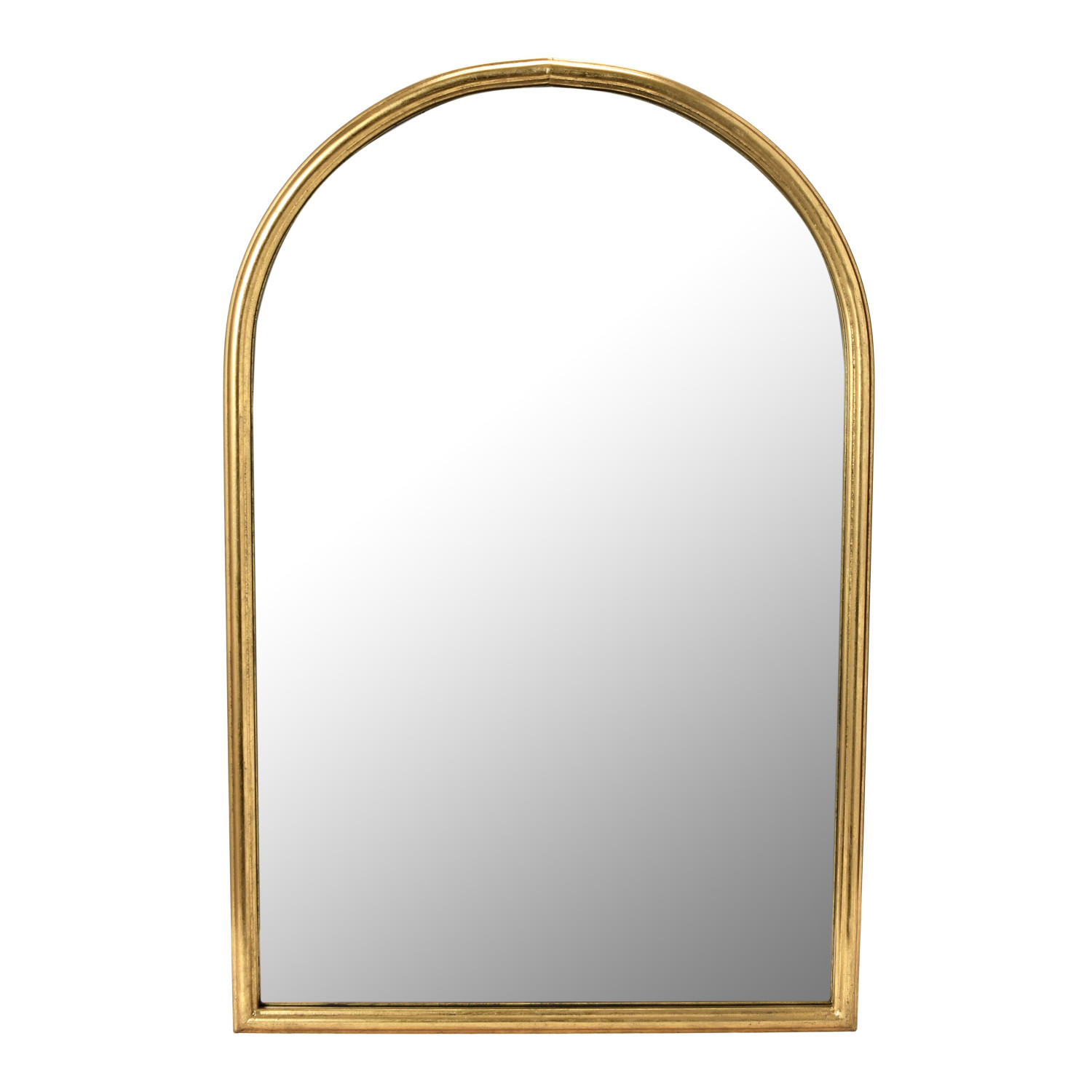 Arched Metal Framed Wall Mirror
