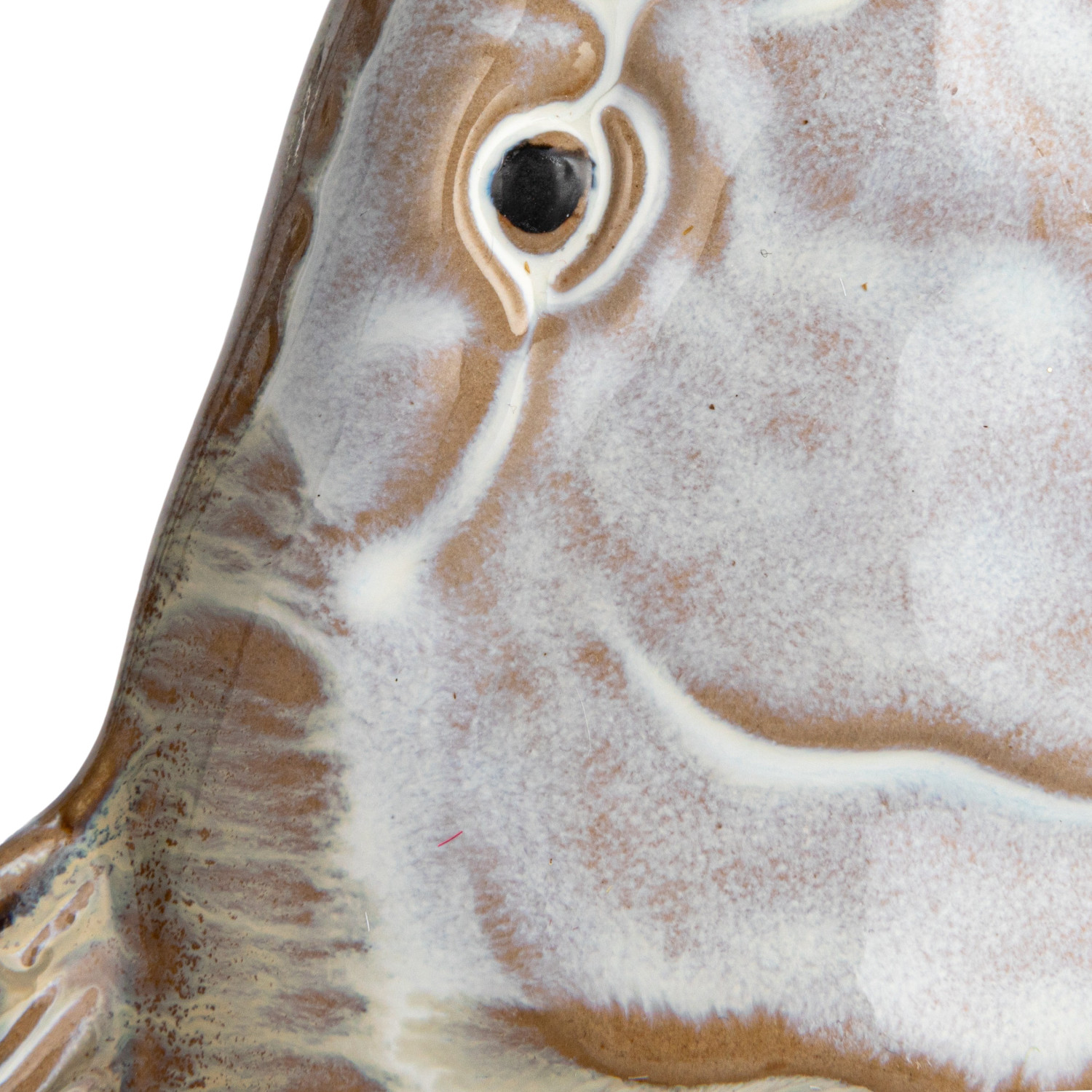 Vintage Reproduction Stoneware Fish Shaped Wall Vase (Each One Will Vary)