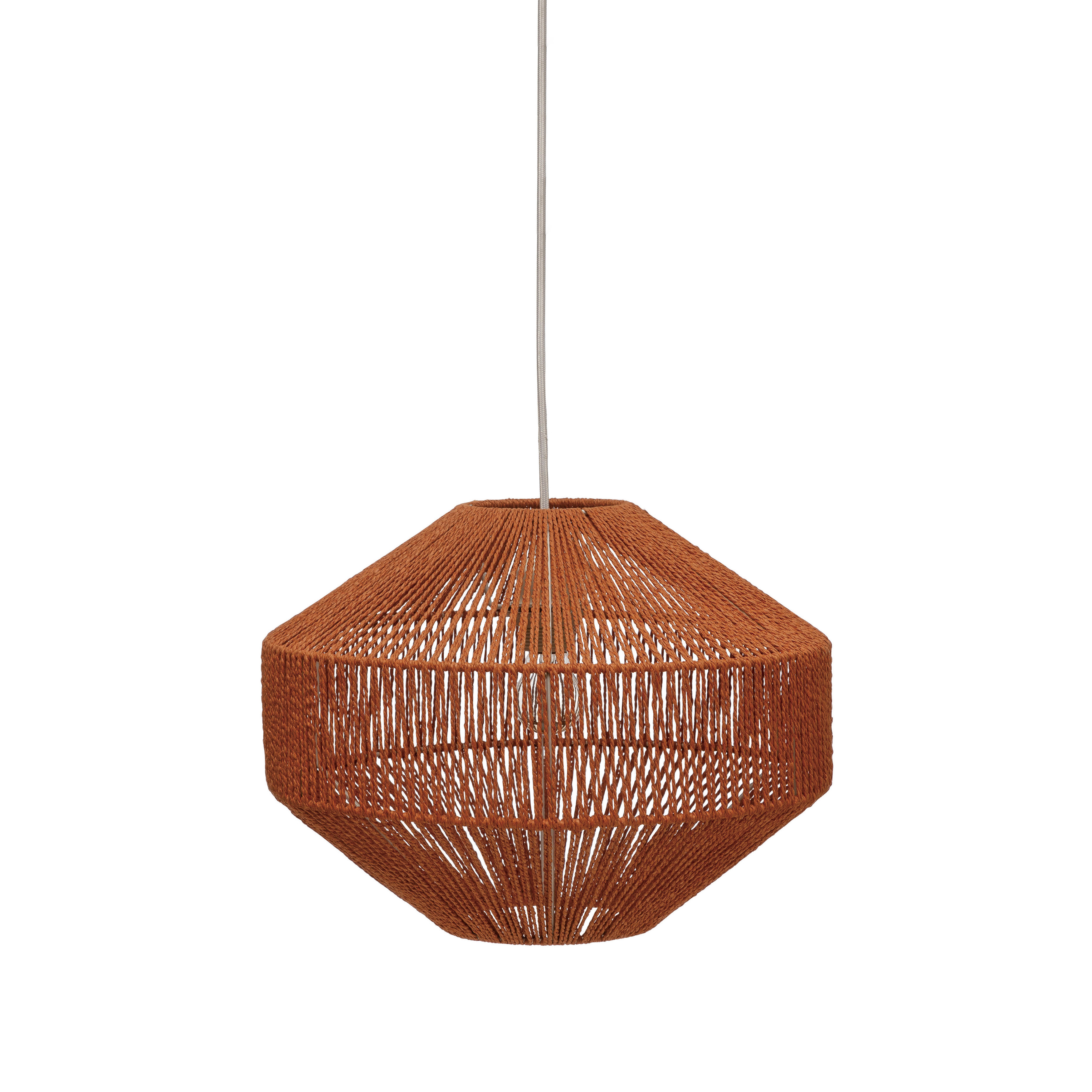 Fiber String Pendant Lamp, 10' Cord